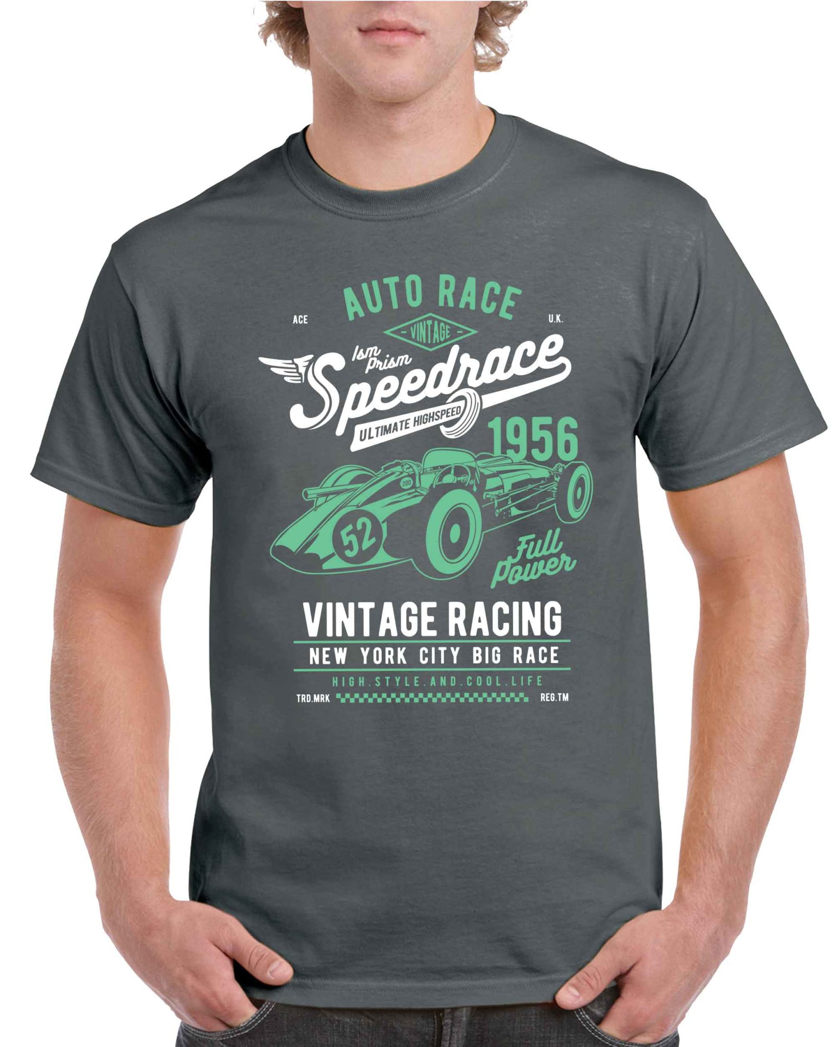 Men’s Speedrace Tshirt – Ism Prism Tshirts and Hoodies
